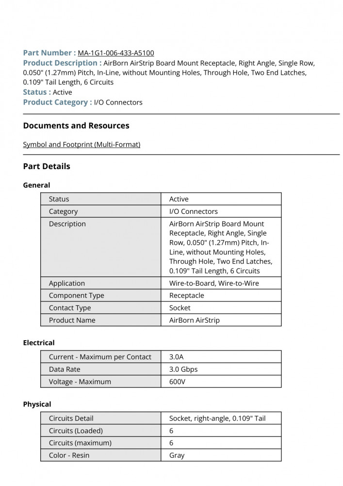 MA-1G1-006-433-A5100 technical document image 1