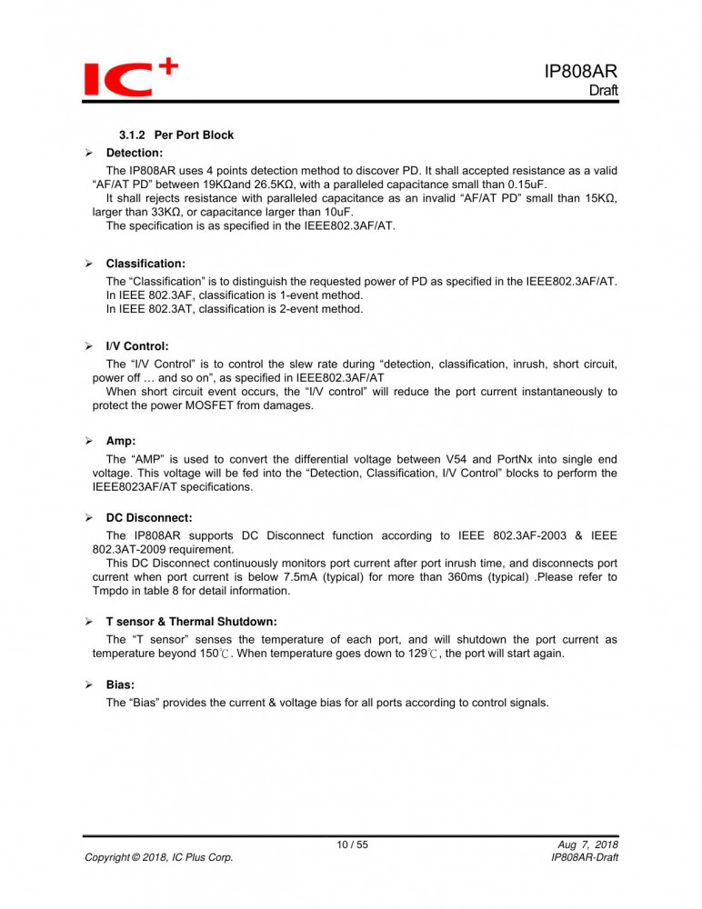IP808AR datasheet page 10
