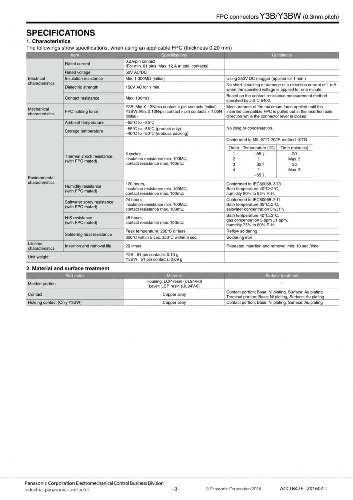 AYF331535A datasheet page 3