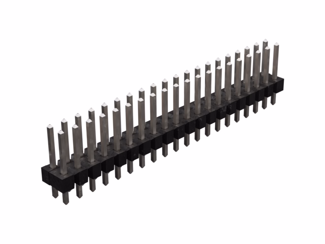 C-Grid Header, 2.54mm Pitch, Through Hole, Dual Row, Vertical, 40 Circuits, 2.54µm Tin (Sn) Plating, Tray Packaging, Lead-Free for sale
