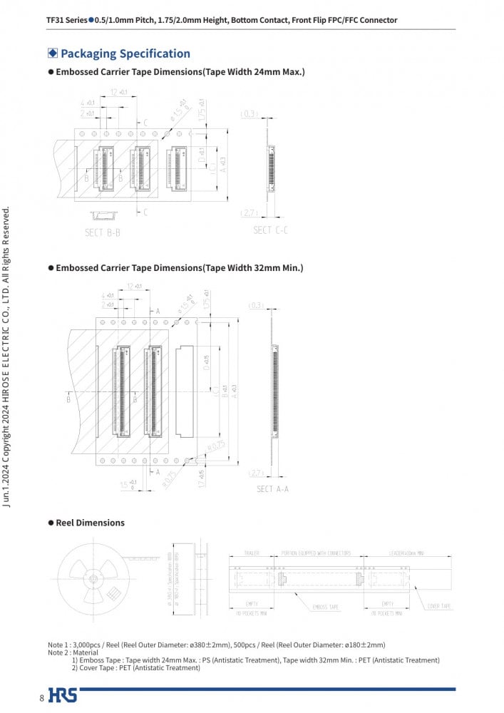 HRS TF31 Series datasheet page 8