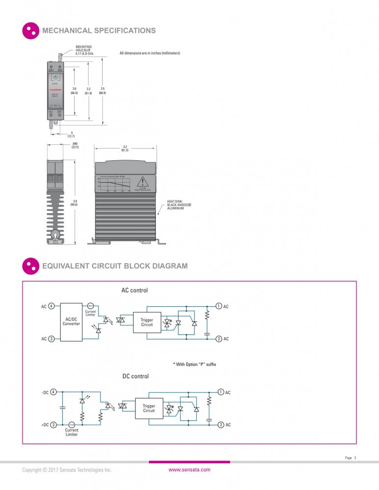 Sensata CKRA2420EP datasheet page 3