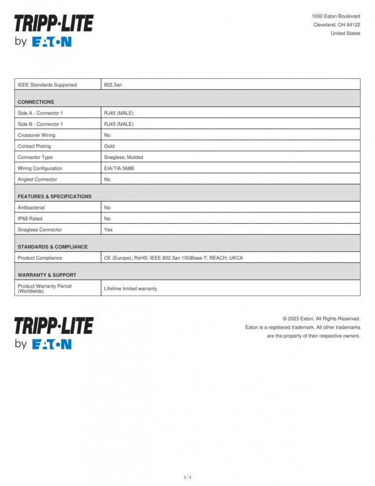 N261-S02-BK technical document page 3