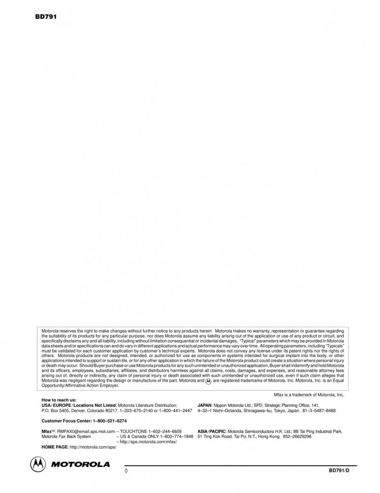 BD791 datasheet page 6