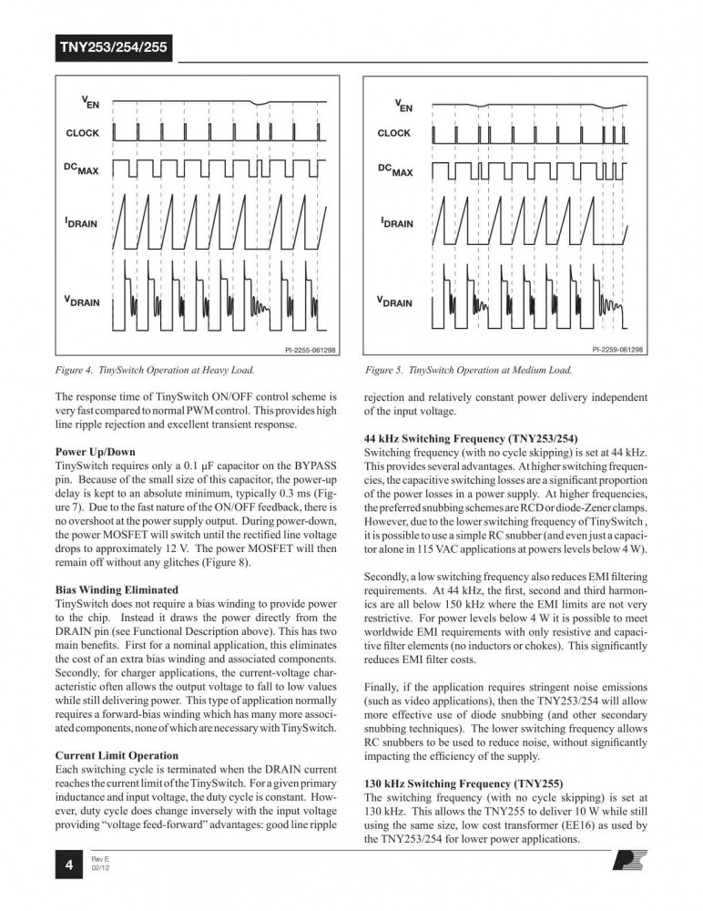 TNY255PN technical document page 4