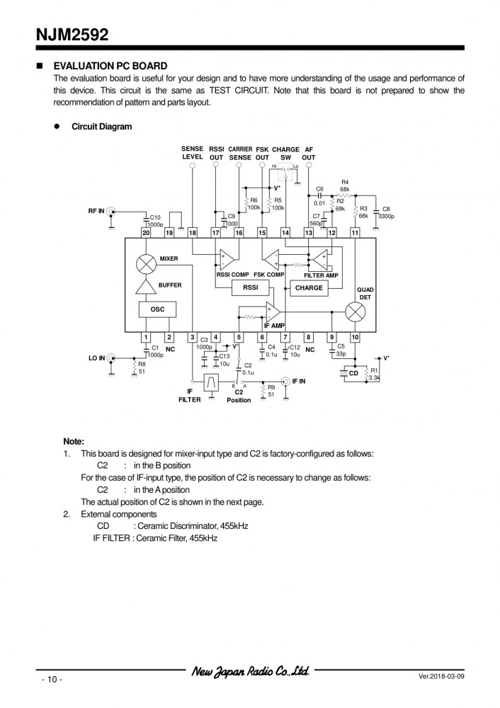 NJM2592 datasheet page 10