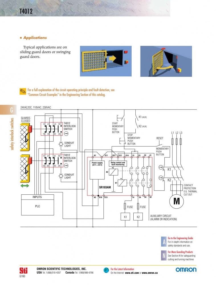 OMRON safety interlock documentation page 3