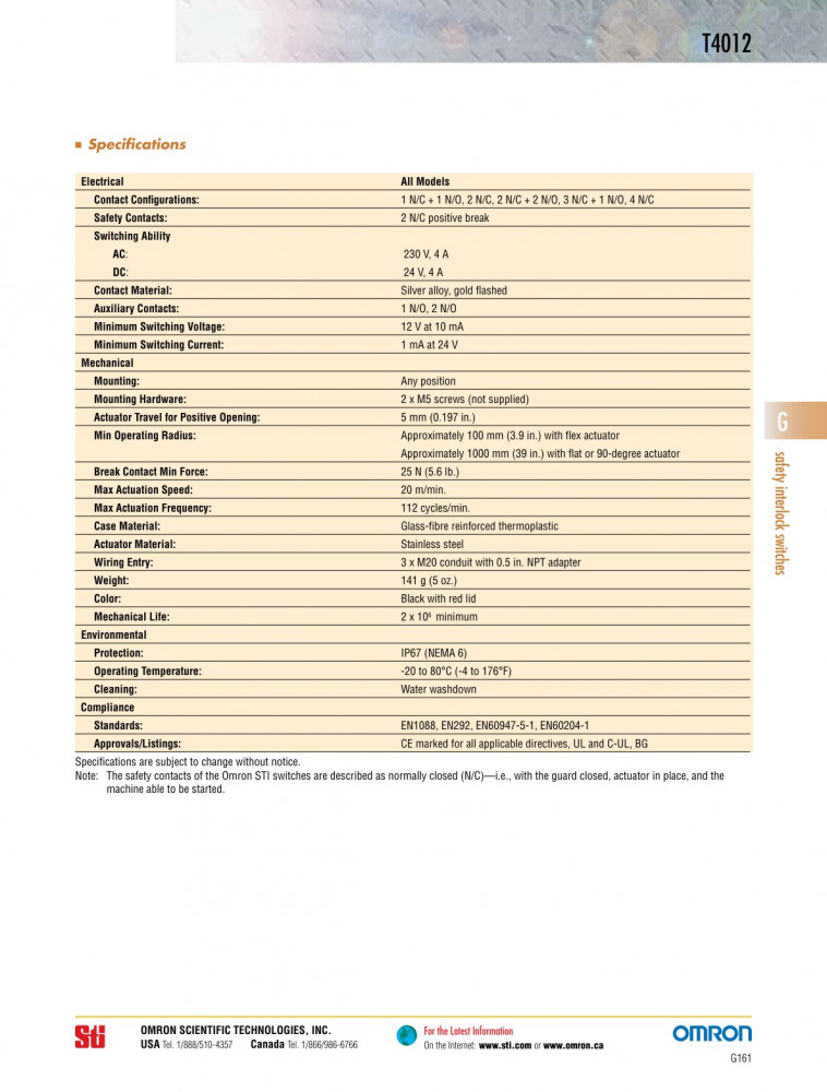OMRON safety interlock documentation page 4