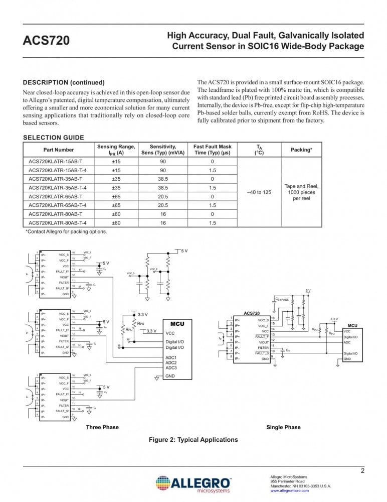 ACS720 datasheet page 2
