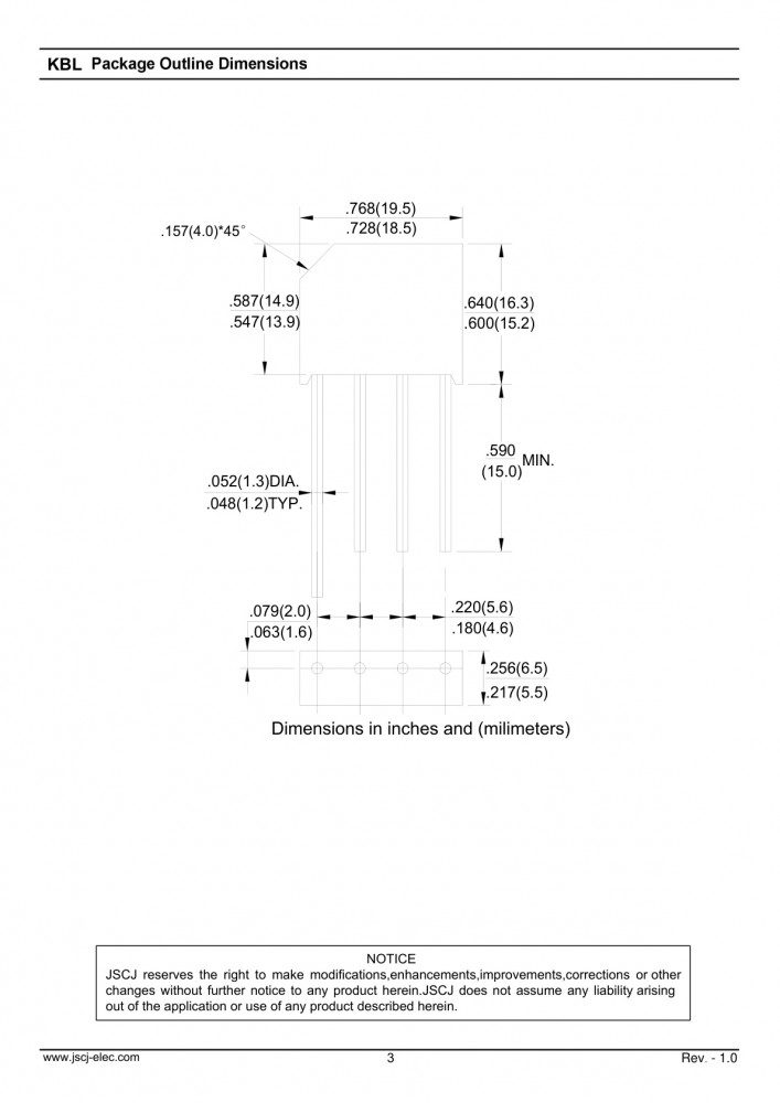KBL610 datasheet page 3