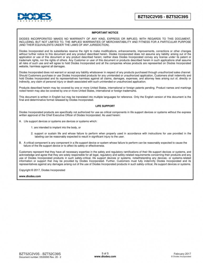 BZT52C12S-7-F datasheet page 5