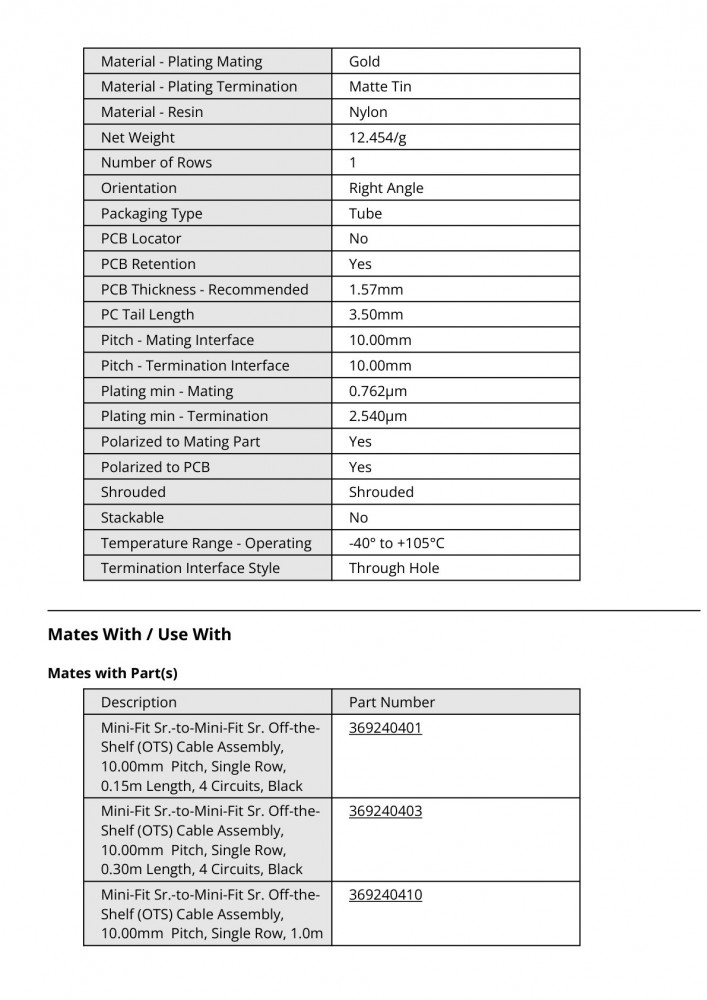 MOLEX 428204293 technical document image, page 3