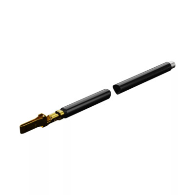 Pre-Crimped Lead Mini-Fit Sr. Male-to-Pigtail, Gold (Au) Plating, 150.00mm Length, 8 AWG, Black for sale