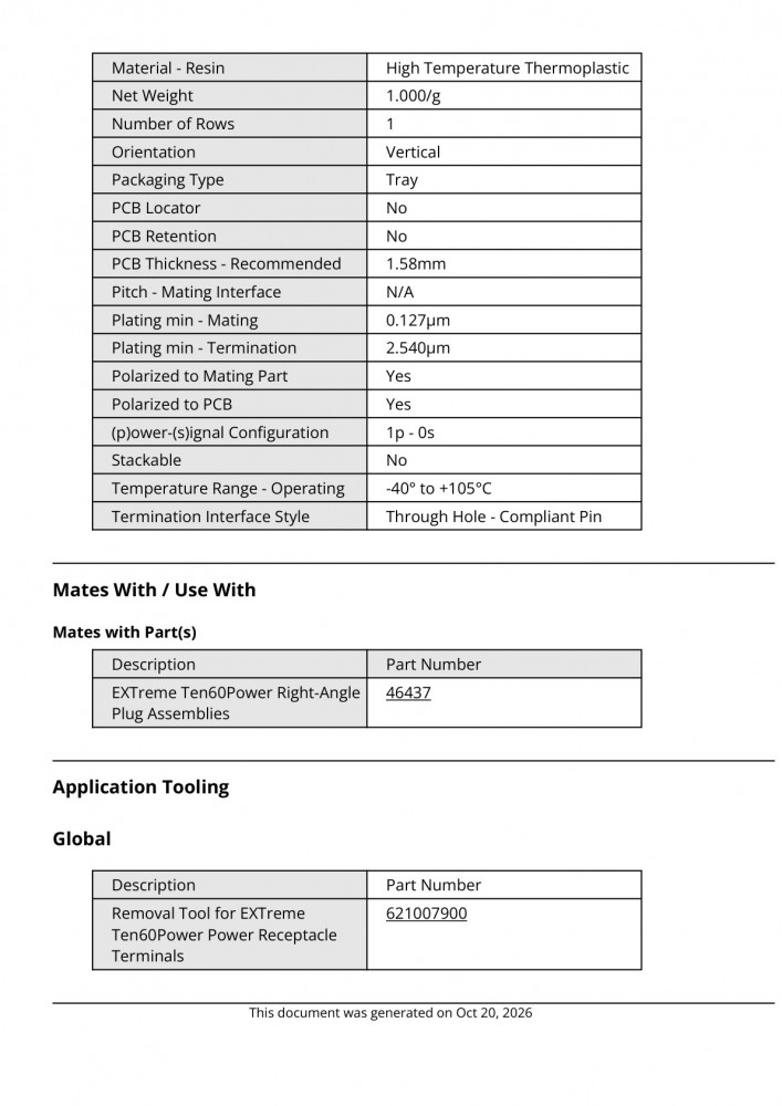 MOLEX 465629001 document page 3