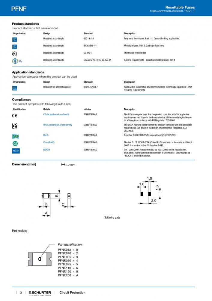 PFNF.200.2 technical document page 2