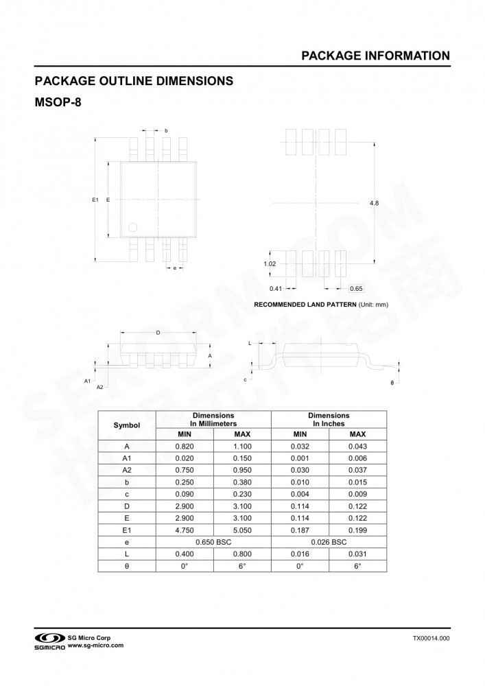 SGM8270-2 datasheet page 9