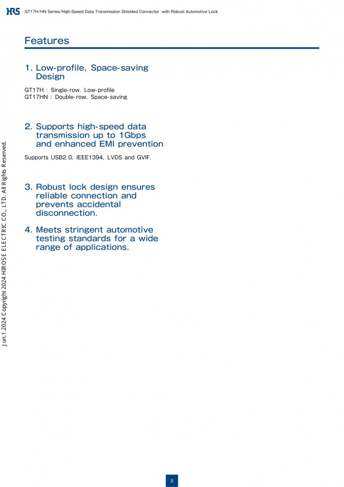 GT17HN technical document page 2