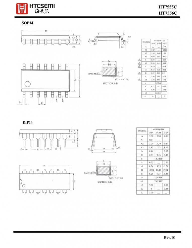 HT7555C technical document page 9