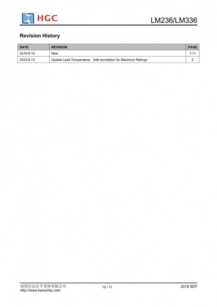 LM336LP-5.0G datasheet page 10