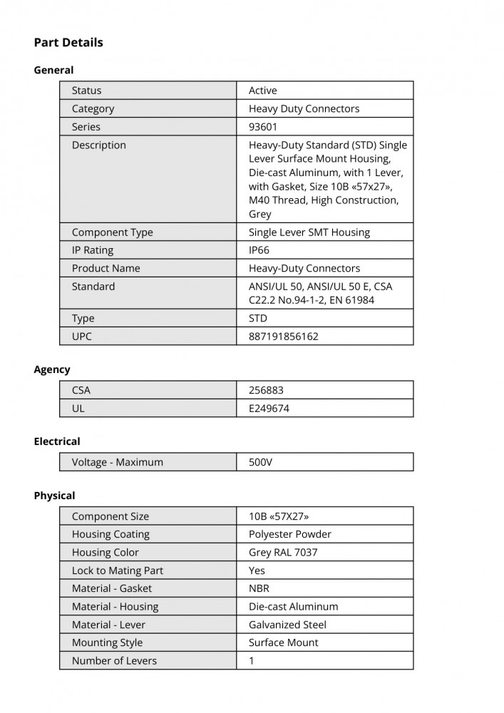 Technical document page 2 for MOLEX 936011891