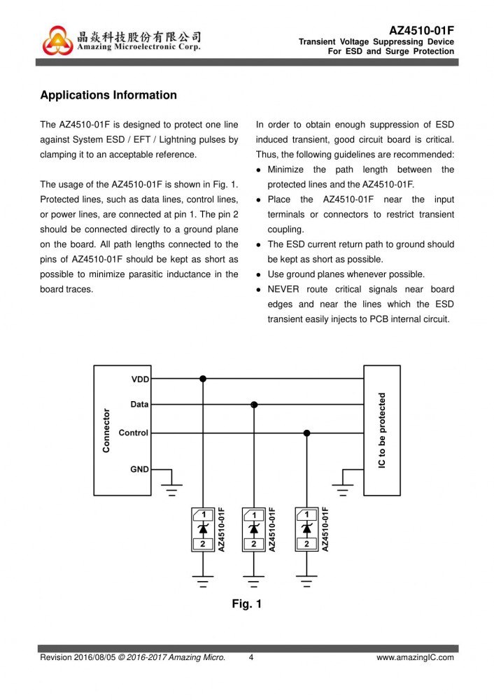 AZ4510-01F datasheet page 4