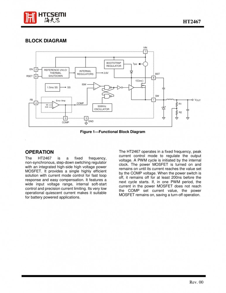 HT2467AREZ datasheet page 6