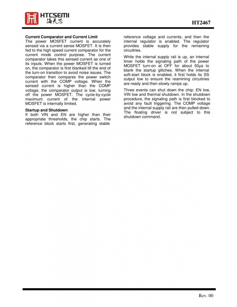 HT2467AREZ datasheet page 8