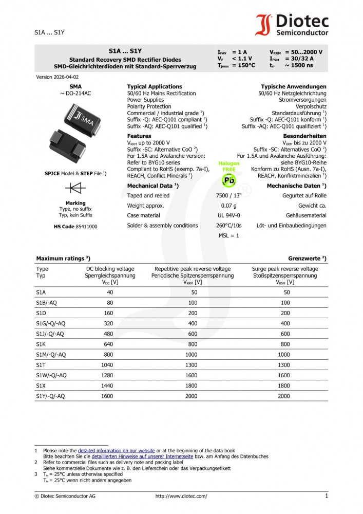 S1J-AQ technical document page 1
