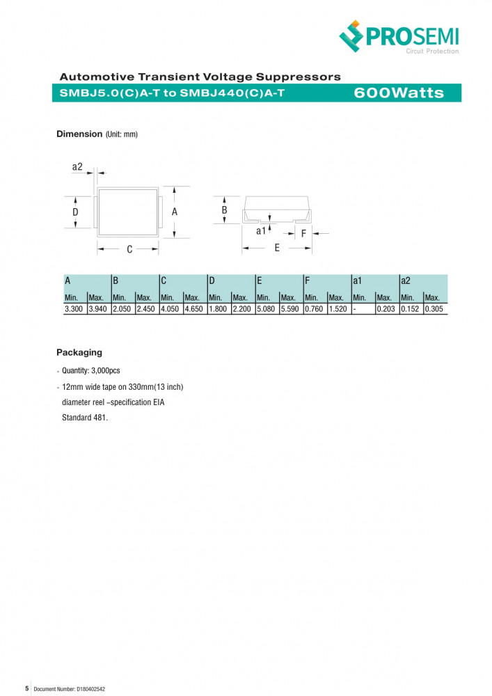 SMBJ24A-T datasheet page 5