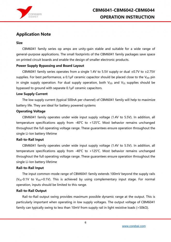 CBM6042AS8 datasheet page 6