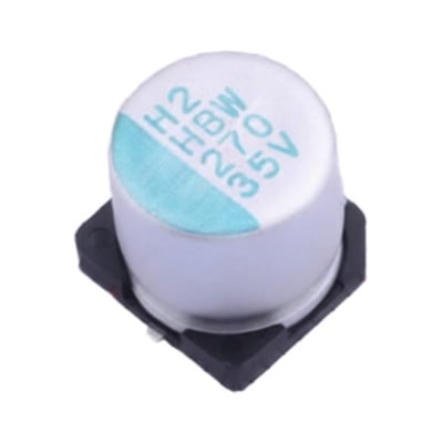 Lelon HBV271M1VTR-1010 Aluminum-Polymer Capacitor
