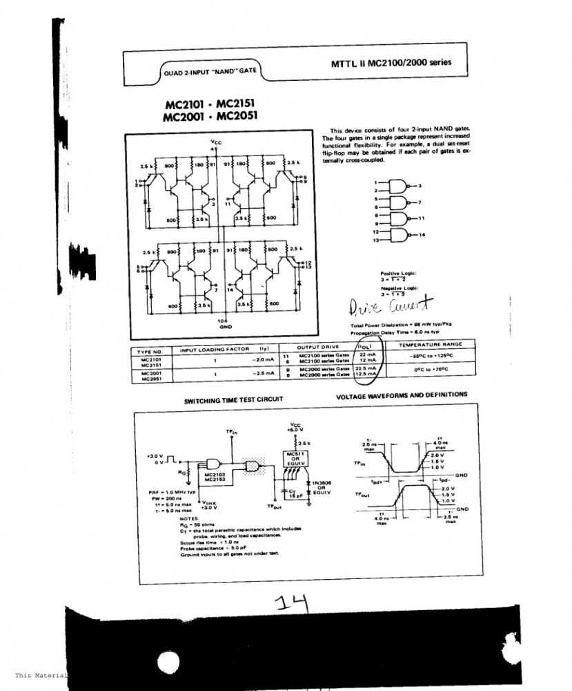 MC2101F technical document page 2