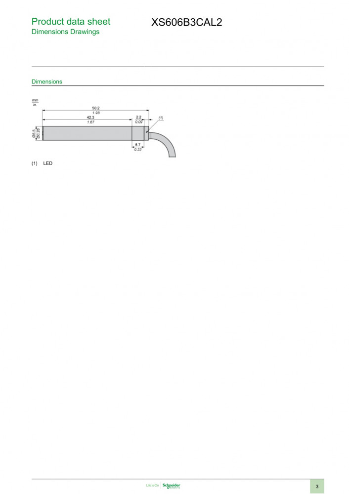 XS606B3CAL2 technical document page 3