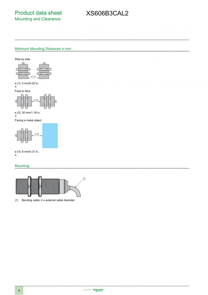 XS606B3CAL2 technical document page 4