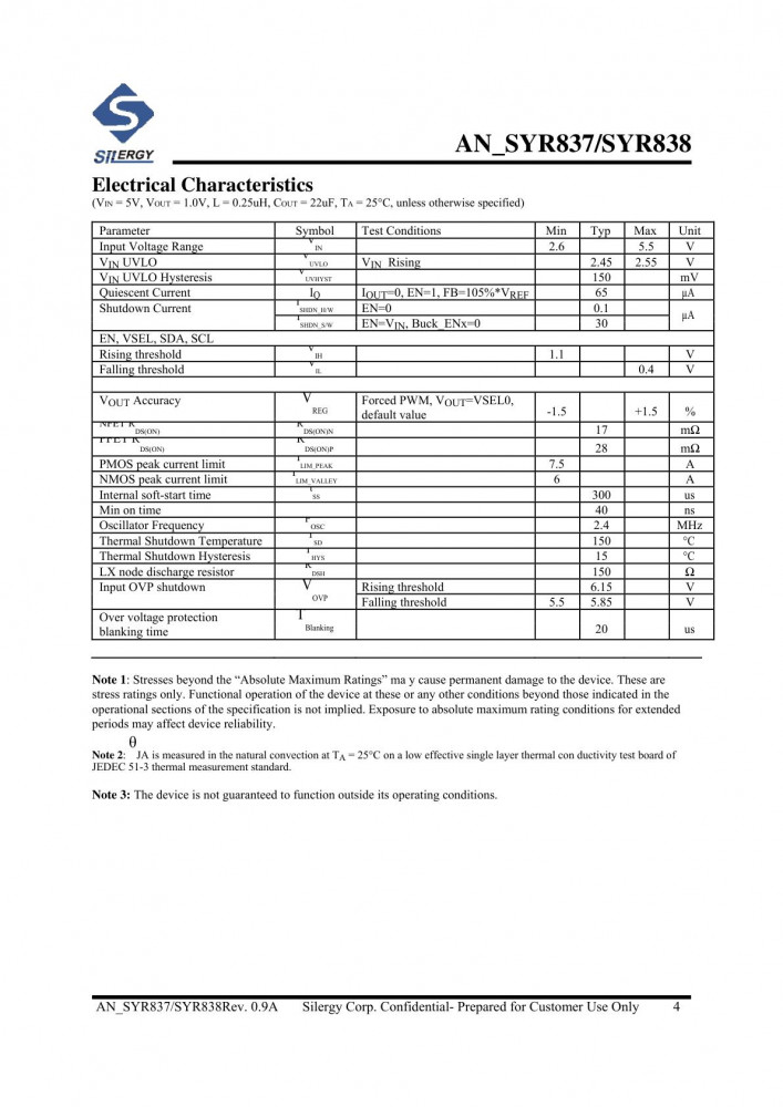 SYR837PKC datasheet page 4