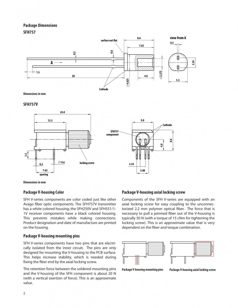 SFH757V datasheet page 2