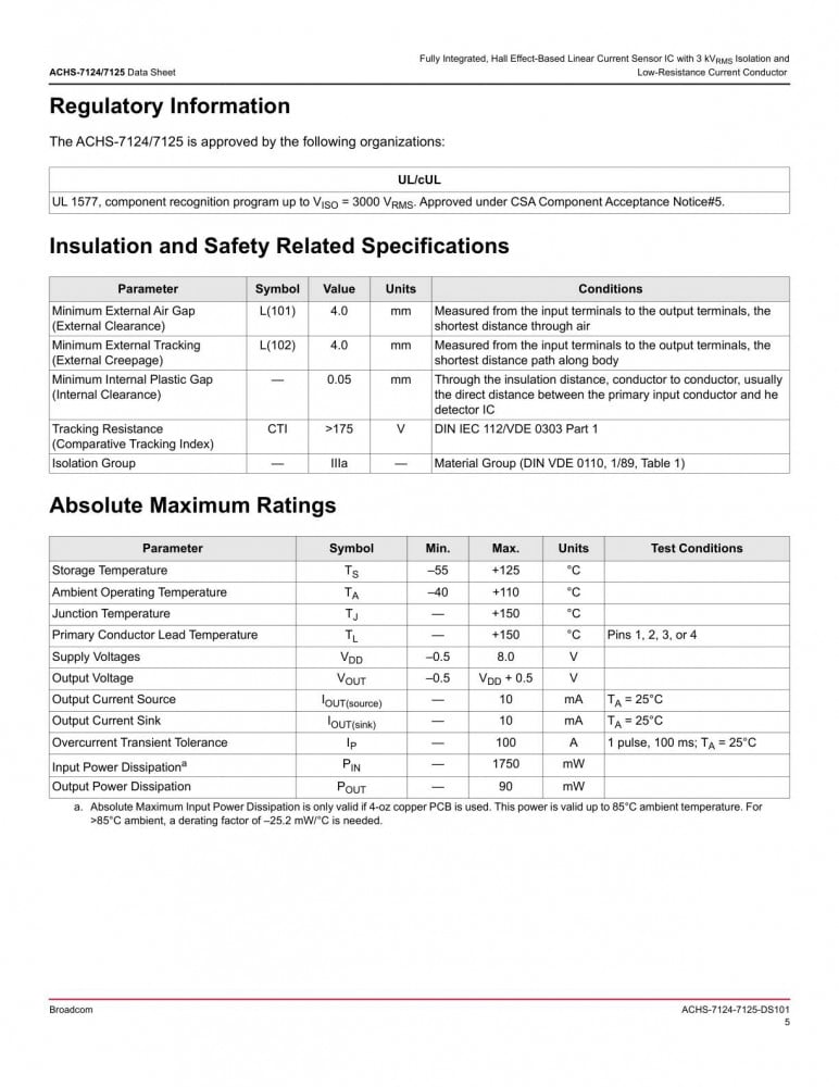 ACHS-7124/7125 datasheet page 5