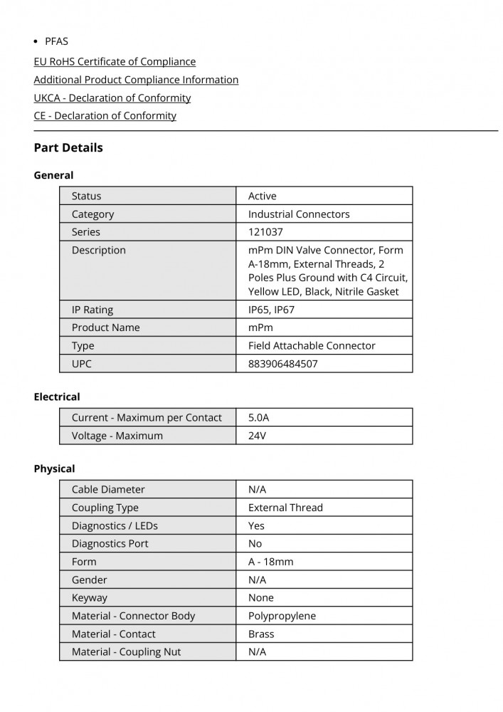 MOLEX 1210370035 drawing page 2