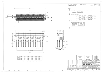 TE Connectivity 216417-4 DIN 41612 Connector