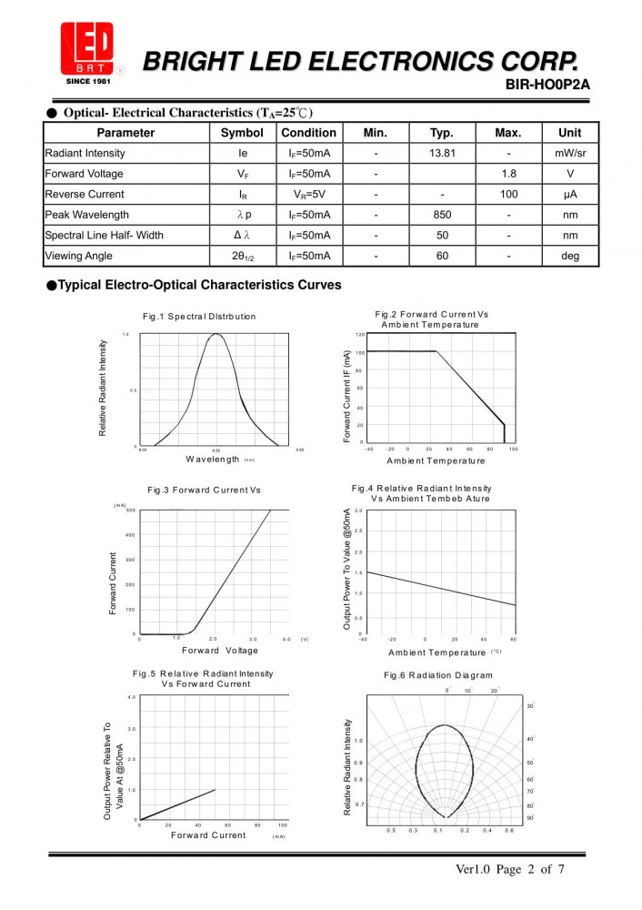 BIR-HO0P2A datasheet page 2