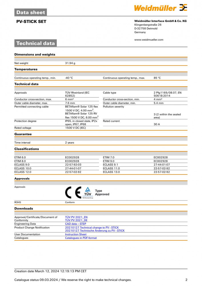 PV-STICK SET document page 2