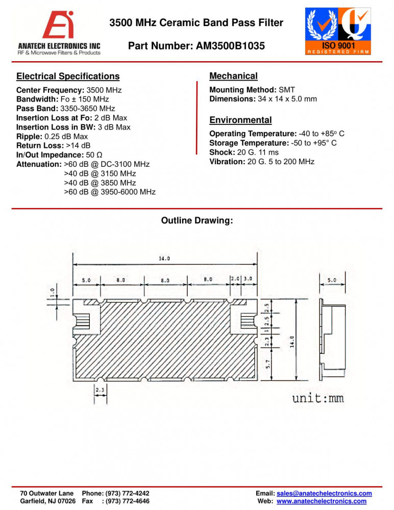 AM3500B1035 technical document page