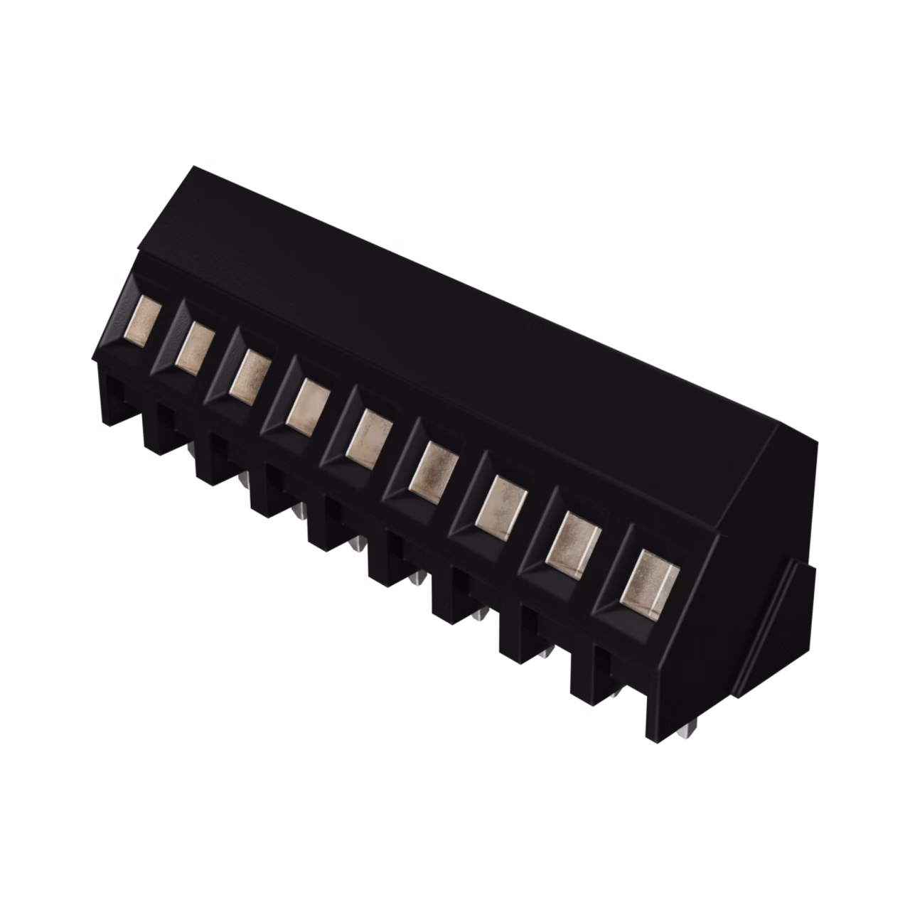 5.08mm Pitch Beau Eurostyle Low Profile, Fixed Block, 35° Wire Entry, Modular, 9 Circuits for sale