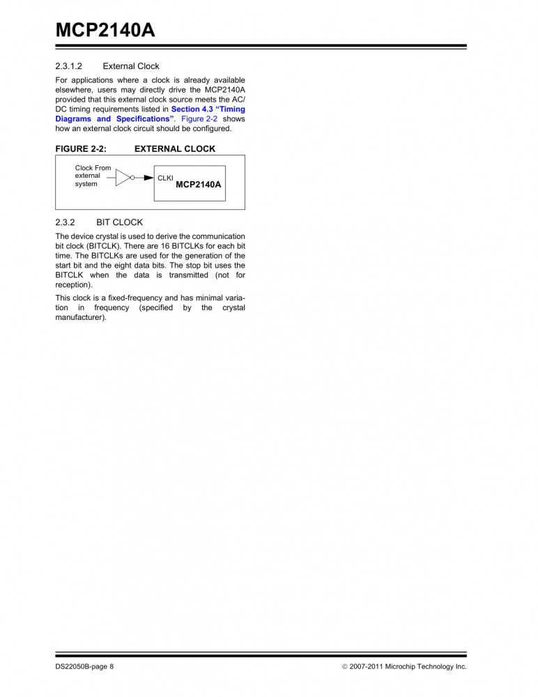 MCP2140A datasheet page 8