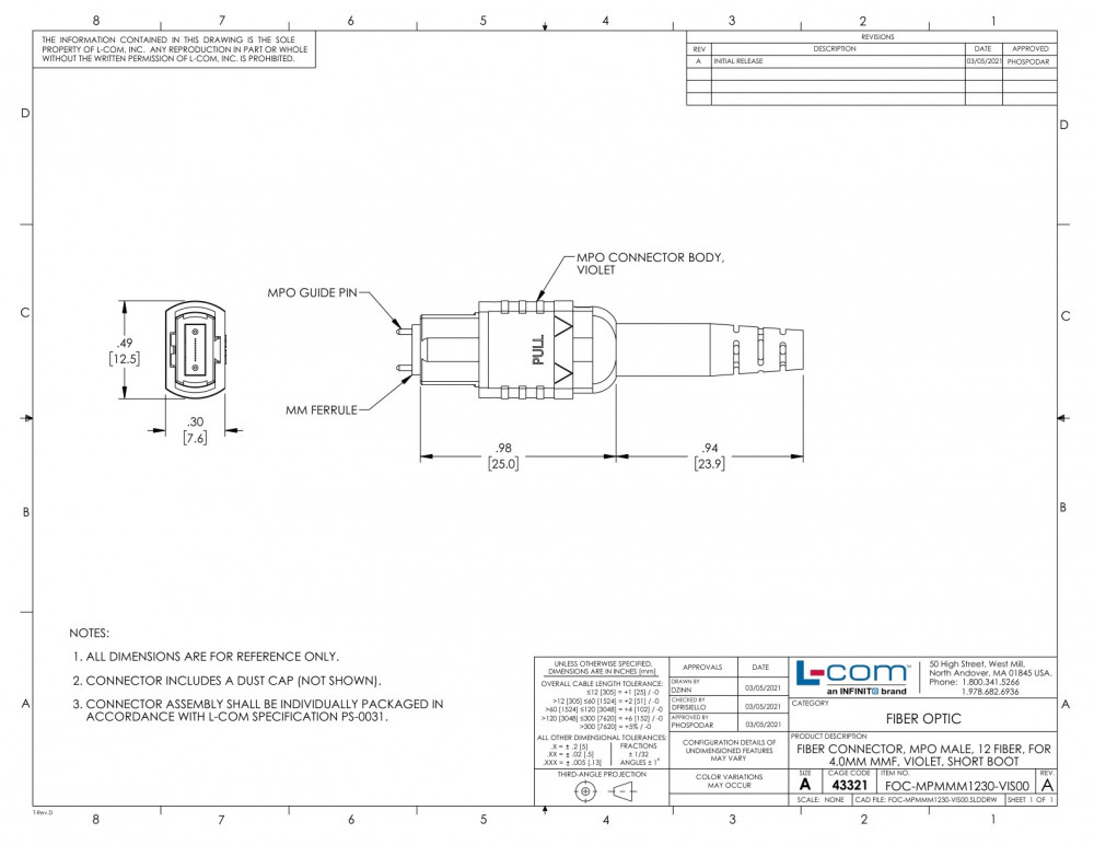 FOC-MPMMM1230-VIS00 product documentation page
