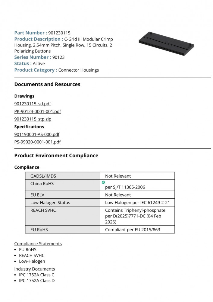 901230115 technical document preview, page 1