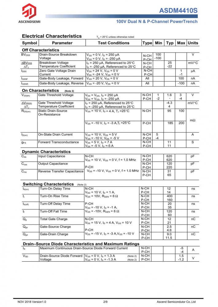 ASDM4100S-R datasheet page 2