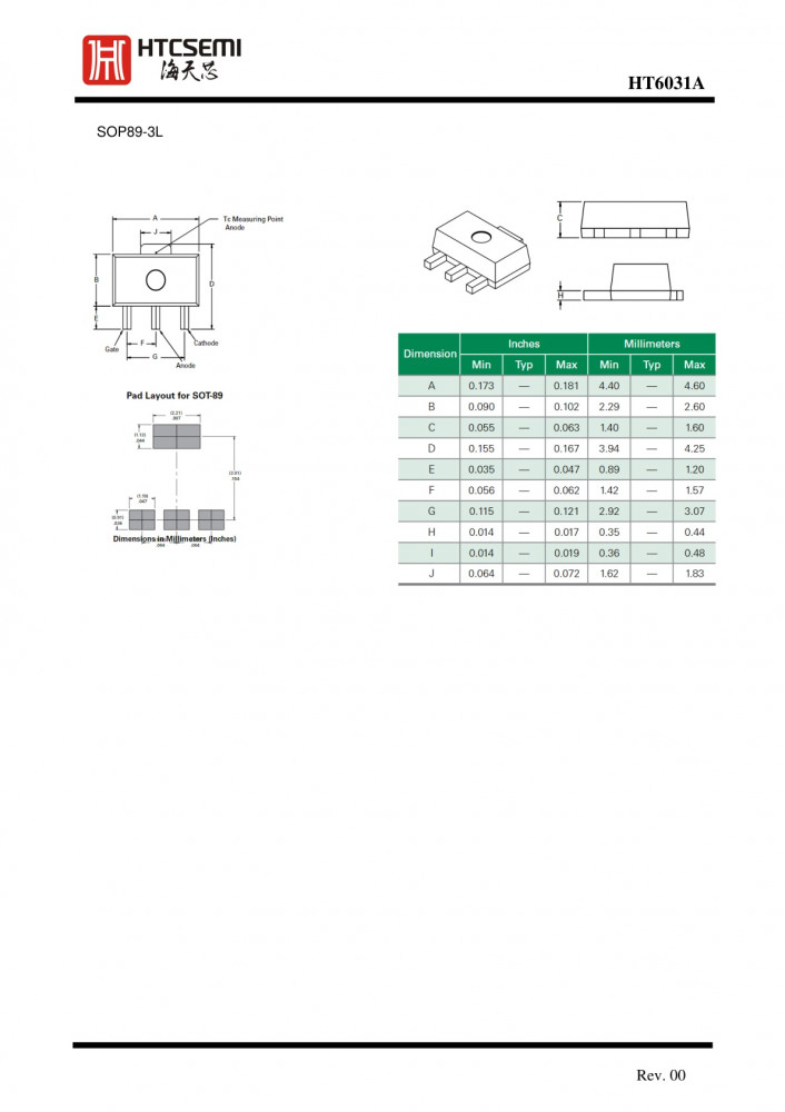 HT6031ARTZ datasheet page 10