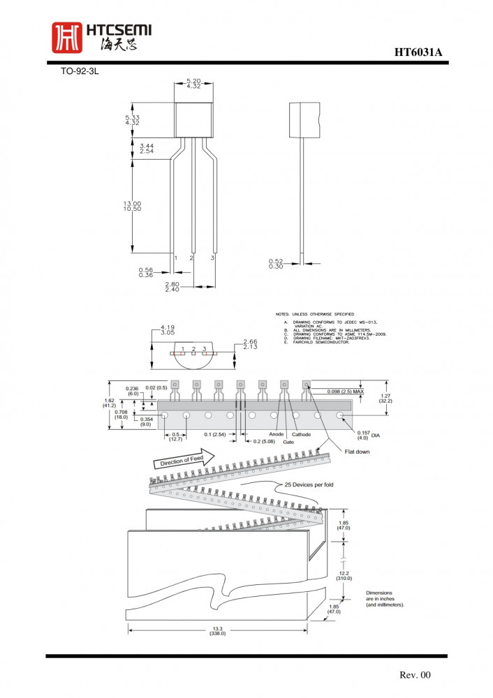 HT6031ARTZ datasheet page 9