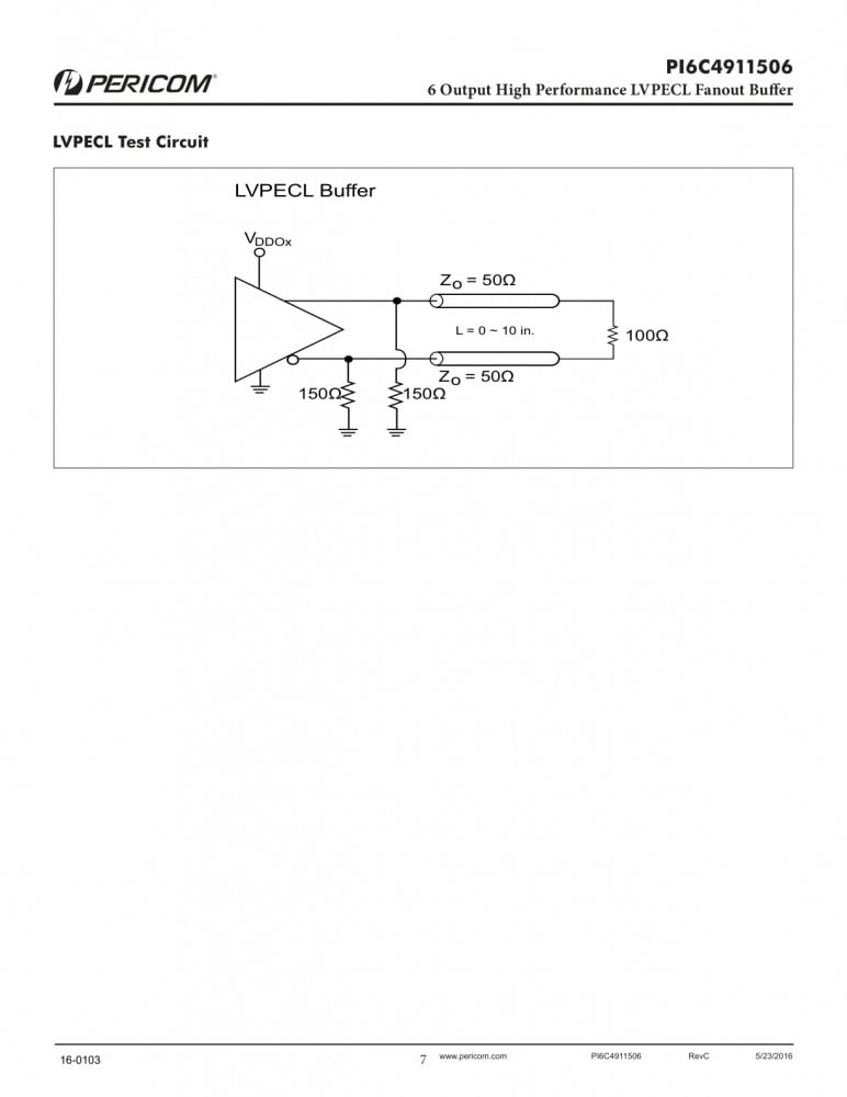 PI6C4911506LIEX datasheet page 7